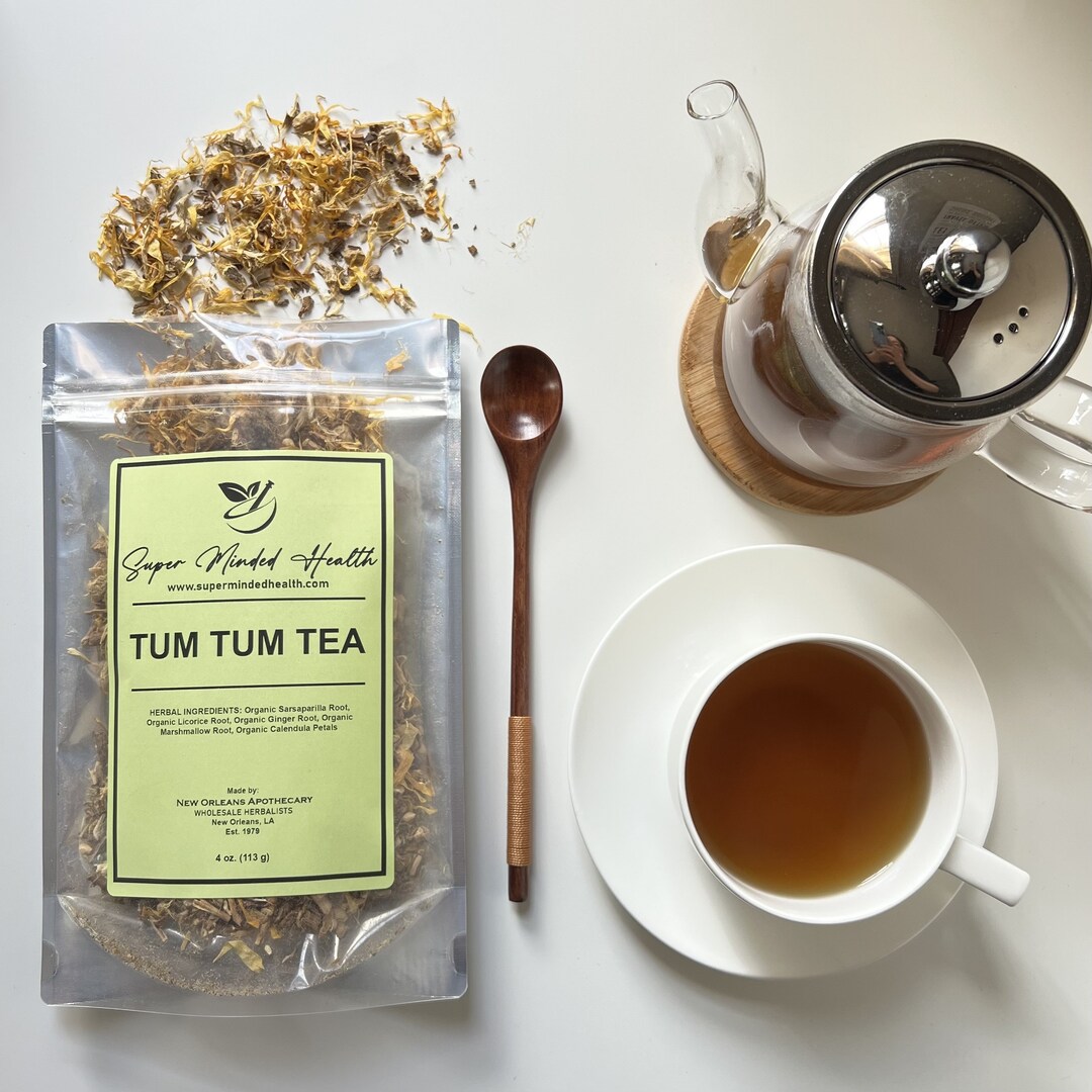Organic Tum Tum Tea: Caffeine-free Herbal Decoction (32 Servings) - Etsy