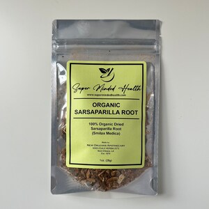 Sarsaparilla Root Organic Dried Cut and Sifted Smilax Medica - Etsy