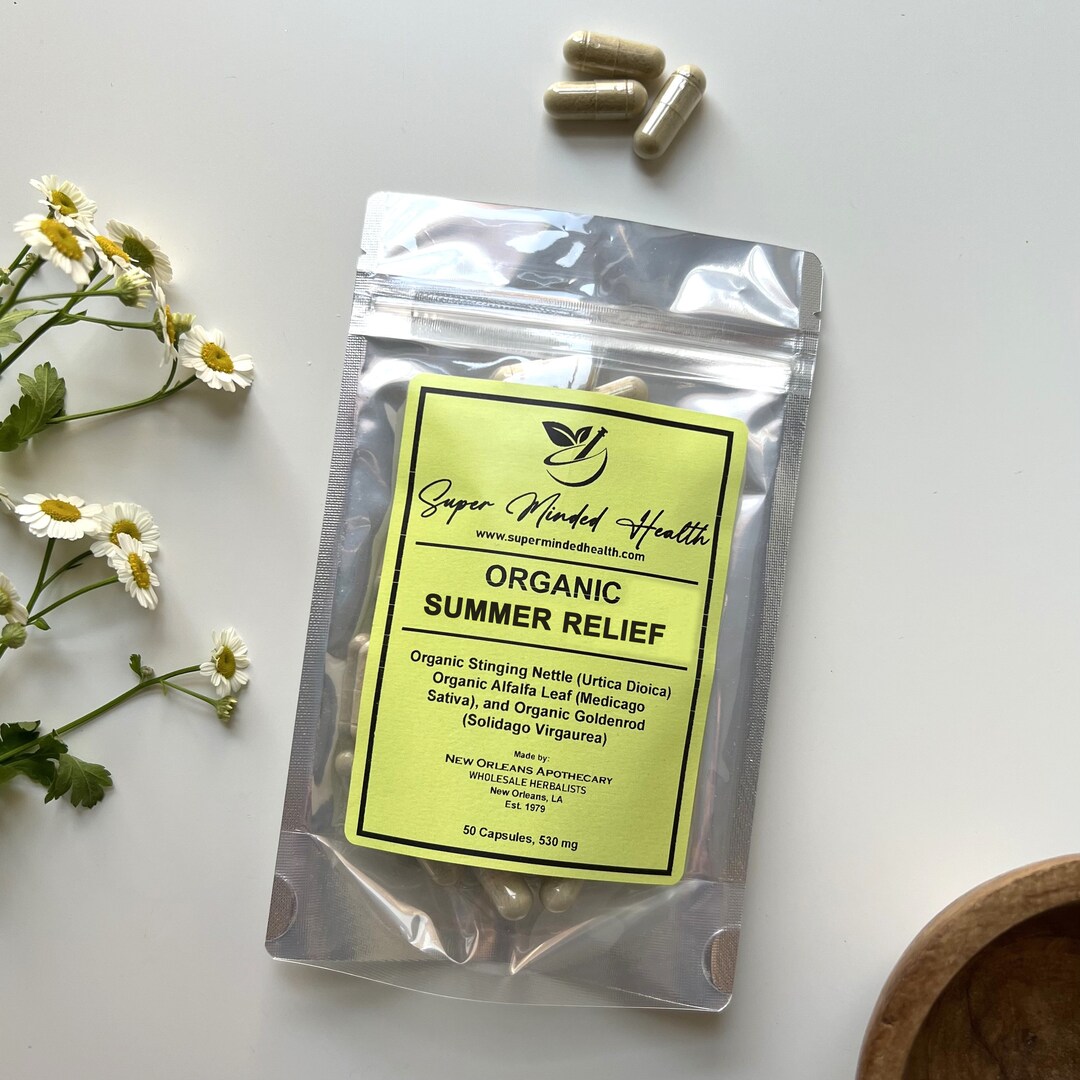 Spring Summer Capsules | Organic | Stinging Nettle | 530mg - Etsy