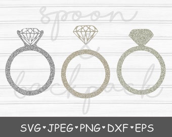 Wedding Ring SVG File Wedding Ring DXF Wedding Rings Png - Etsy