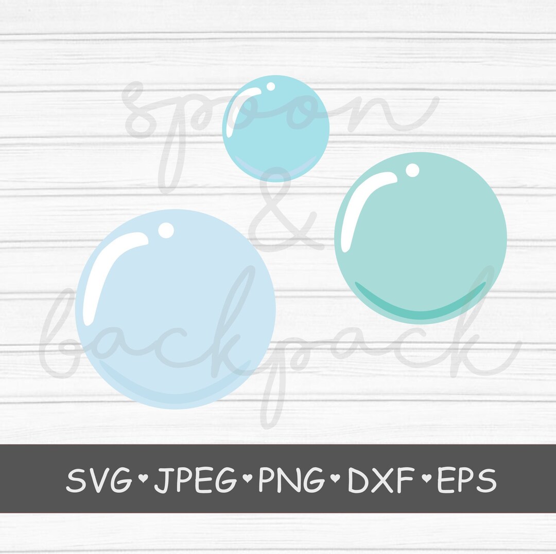 Digital Bubble Cut File Svg-eps-png-jpeg-dxf Cut File Bubble - Etsy UK