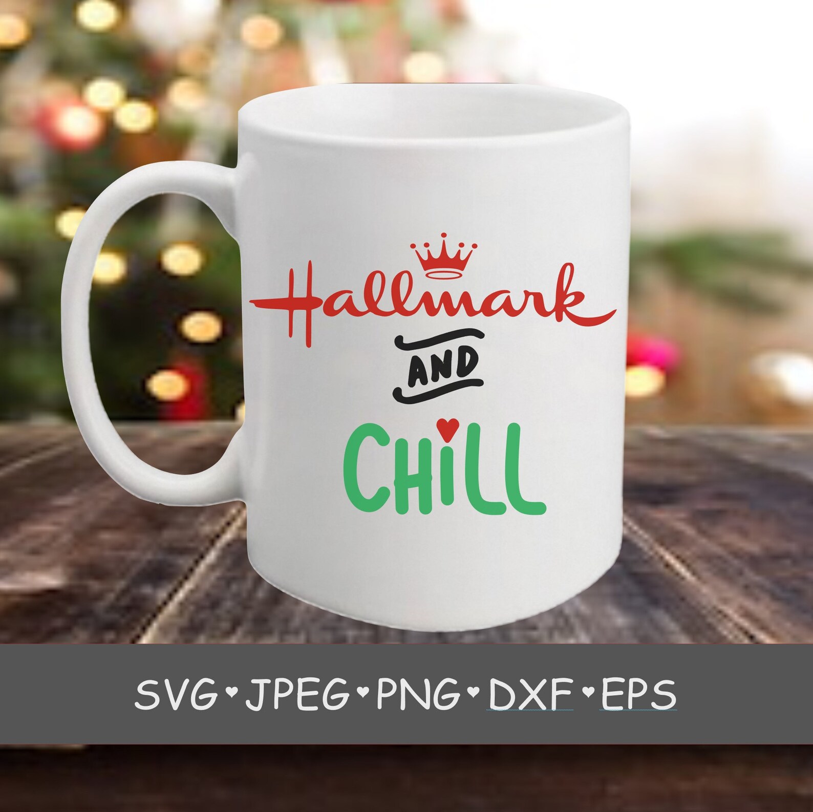 Hallmark and Chill SVG Hallmark Svg Christmas Svg Christmas - Etsy