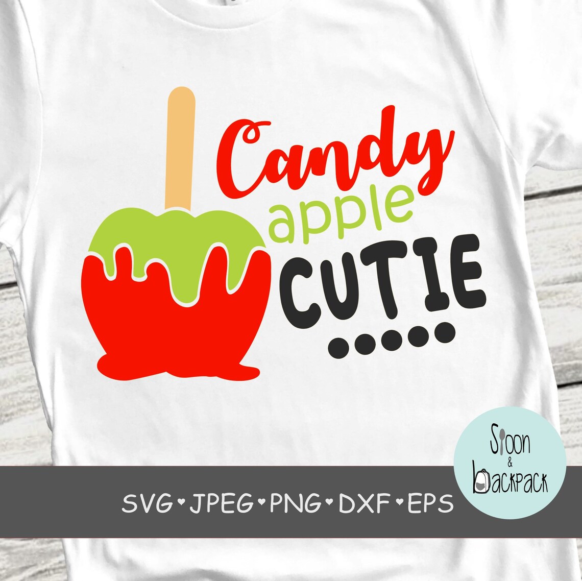 Digital Candy Apple Cutie Cut File SVG Candy Apple Cut File | Etsy