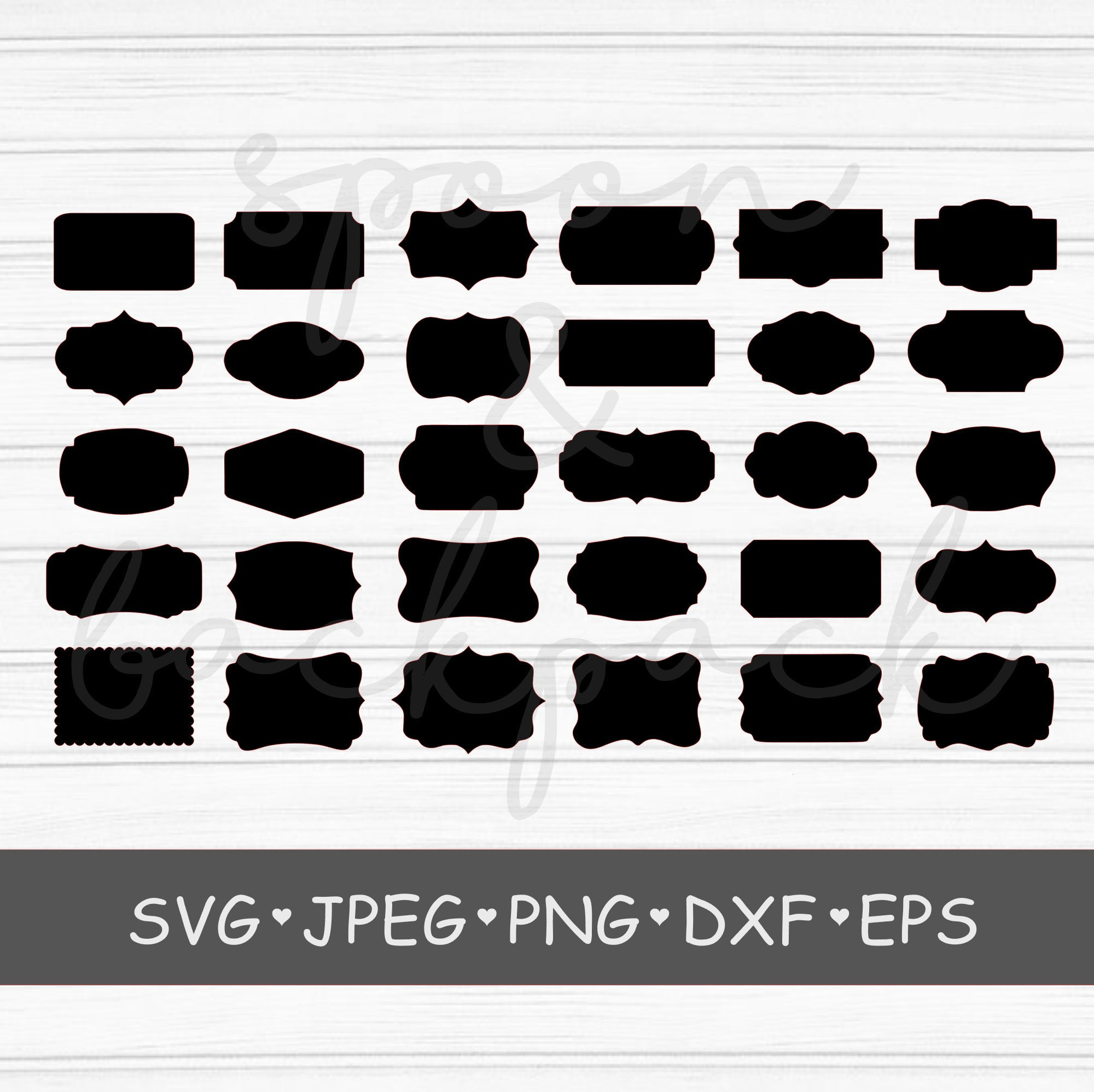 Digital Tag Svg Gift Tag Cut File Printable Tags Svg Files for - Etsy