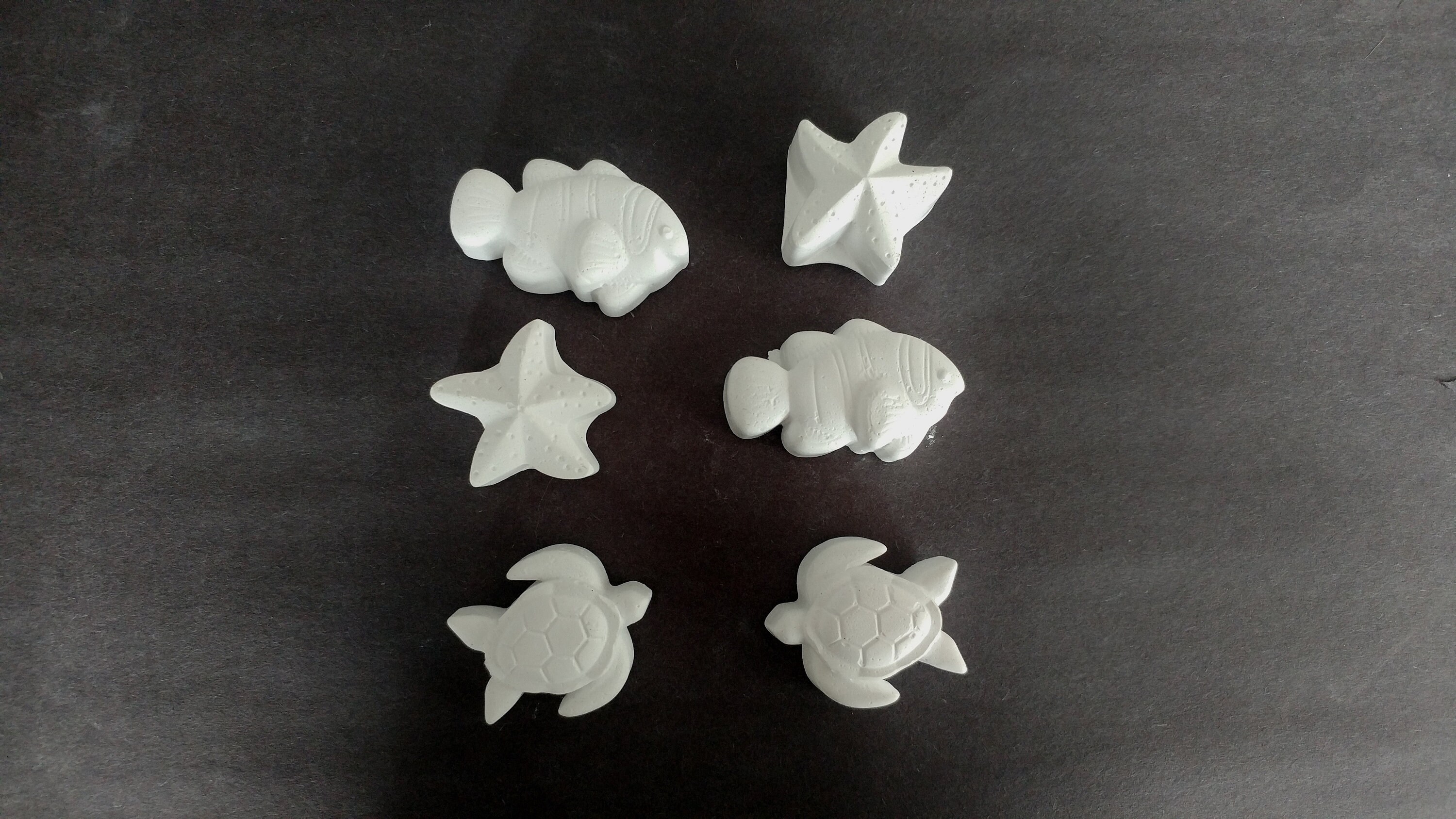 Paint Your Own Sea Life Magnets Birthday Craft Kitchen - Etsy