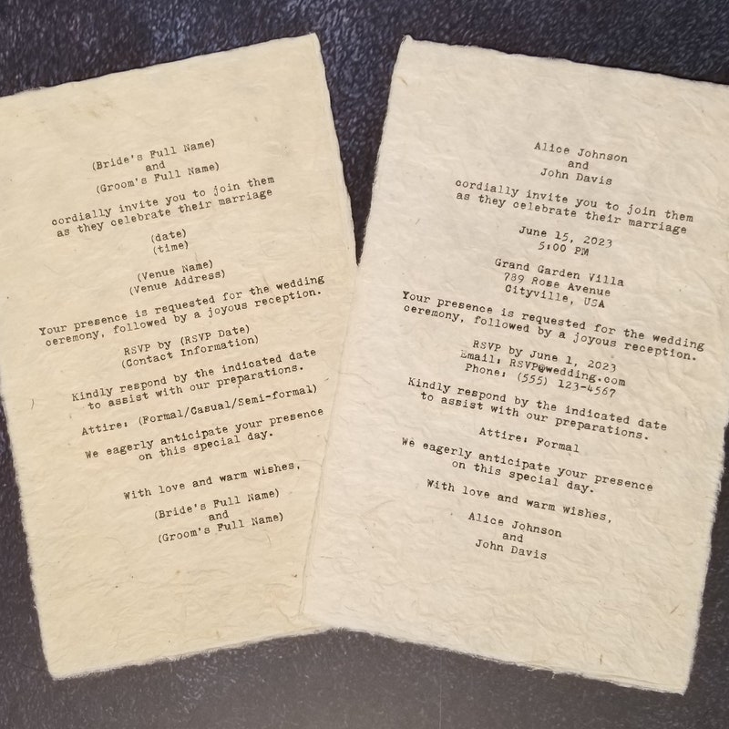 Typewriter Wedding - Etsy