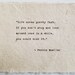 Handtyped "life Moves Pretty Fast" Inspirational Quote Poem by Ferris ...