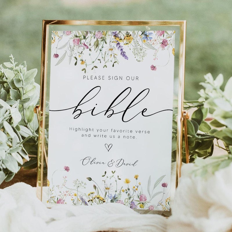 Simple Script Guest Book - Etsy