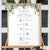 Wedding Triangle Table Number Sign Template, Trifold Table Number ...