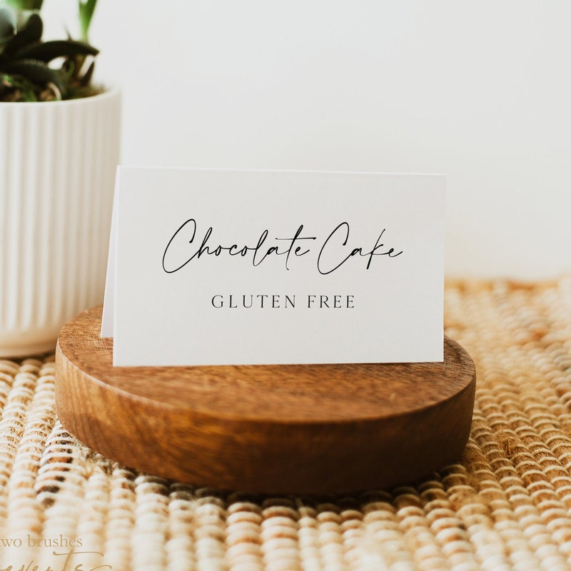 Food Tags for Buffet - Etsy