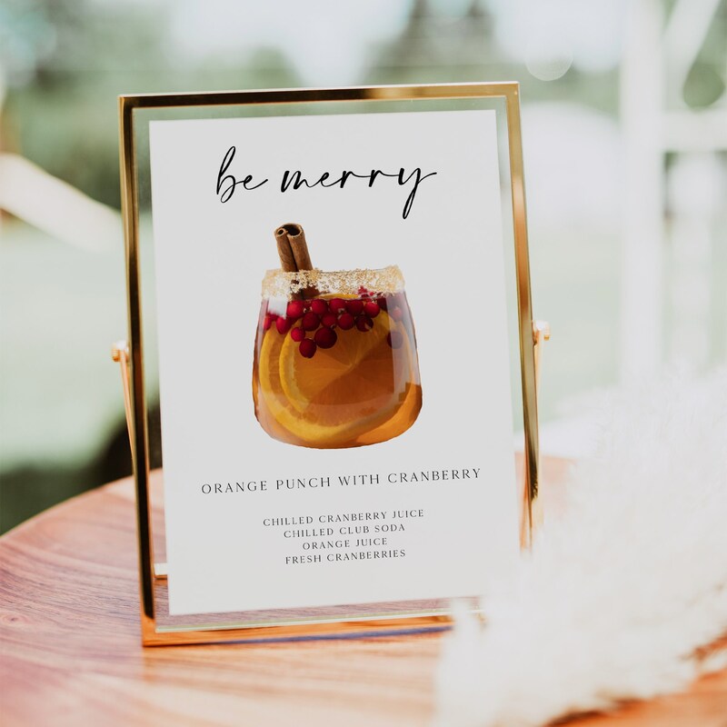 Christmas Cocktail - Etsy