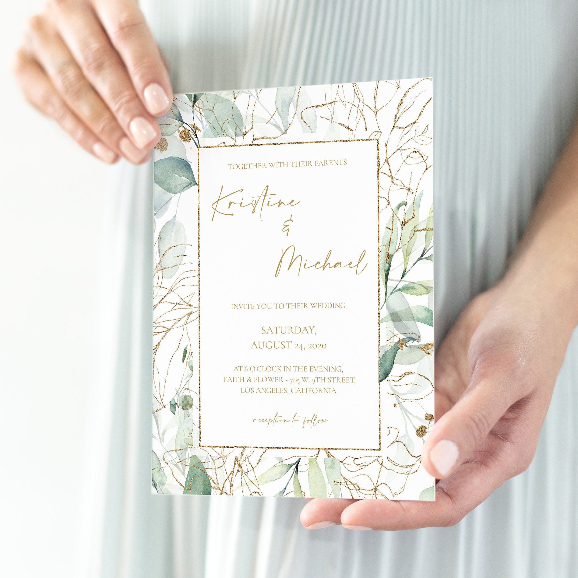 Wedding Invitation Template Printable Invitation Wedding | Etsy