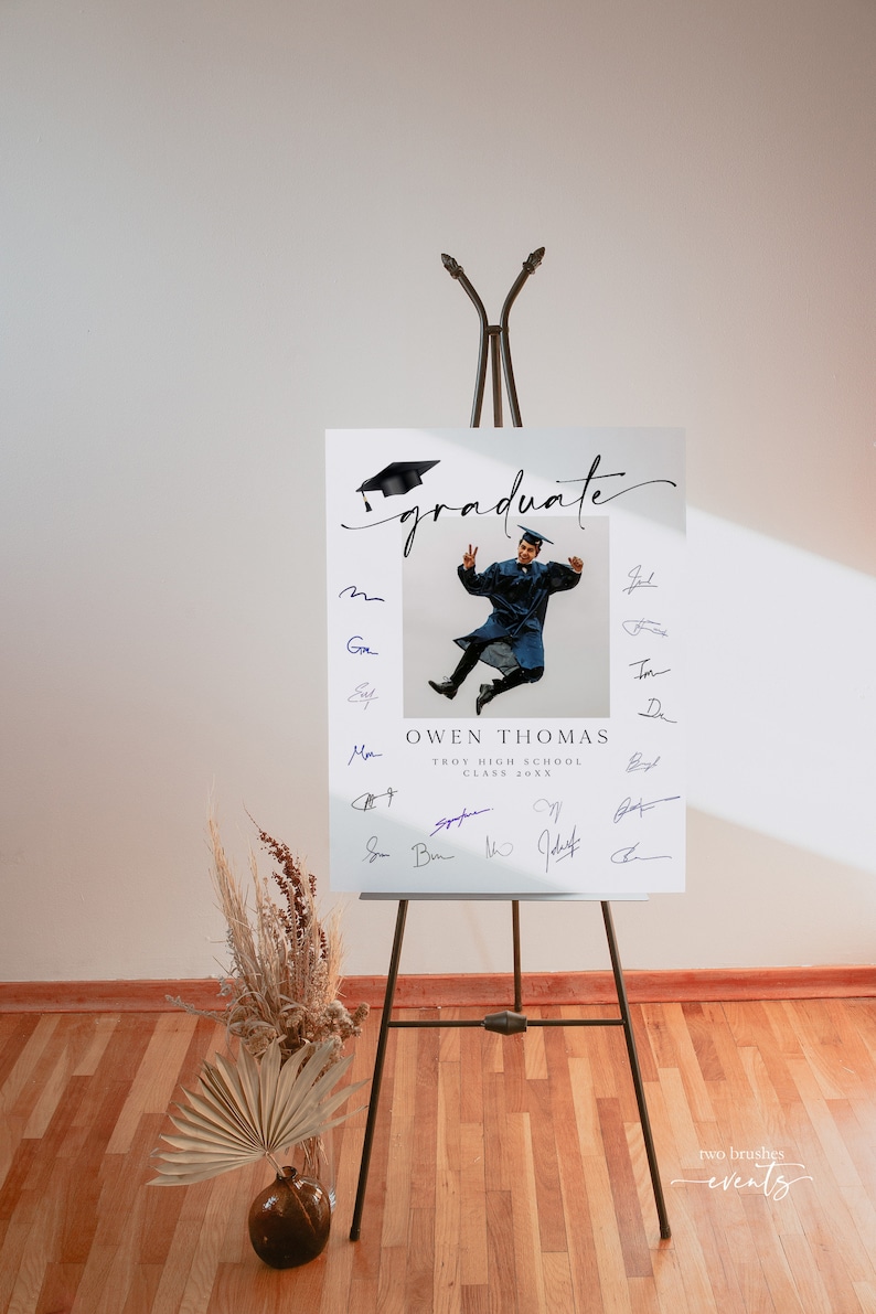 Graduation Photo Sign, Graduation Party Decor, Class of 2026 ...