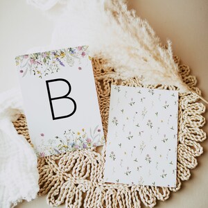 Wildflower Banner Template, Custom Birthday Banner, Wildflower Baby ...