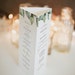 Greenery Triangle Table Number Template, Wedding Table Decor, Wedding ...