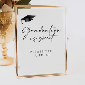 Graduation is Sweet Sign, Graduation is Sweet Take A Treat, Graduation ...