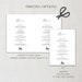 Pine Wedding Menu Template, Tree Wedding Menu Template Instant Download ...