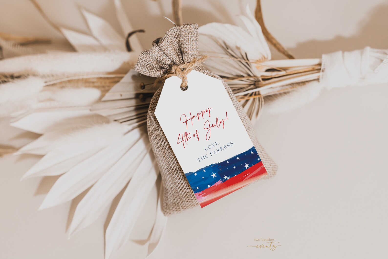 4th of July Favor Tags Printable Personalized Fourth of July - Etsy