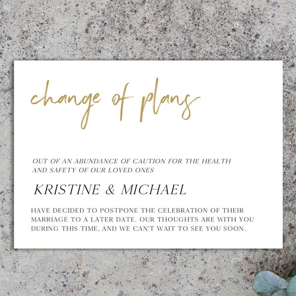 Rescheduled Party Invitation - Etsy