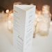 Wedding Triangle Table Number Wedding Program Wedding Table - Etsy