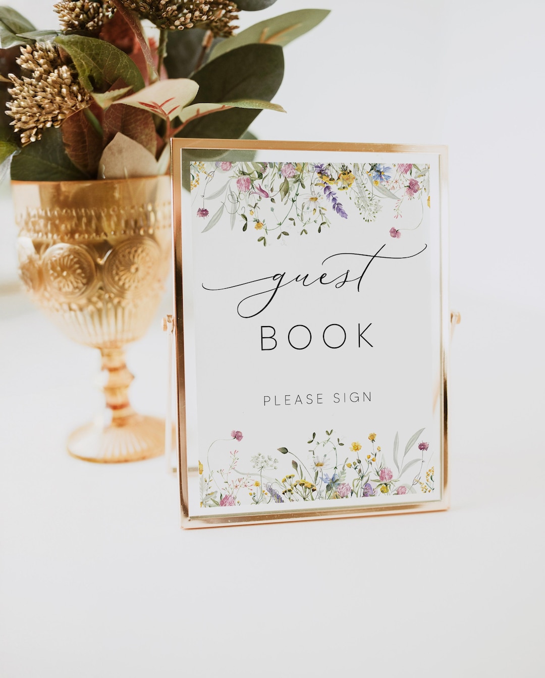 Sign Our Guestbook Sign Template, Sign Our Guestbook, Wedding Guestbook ...