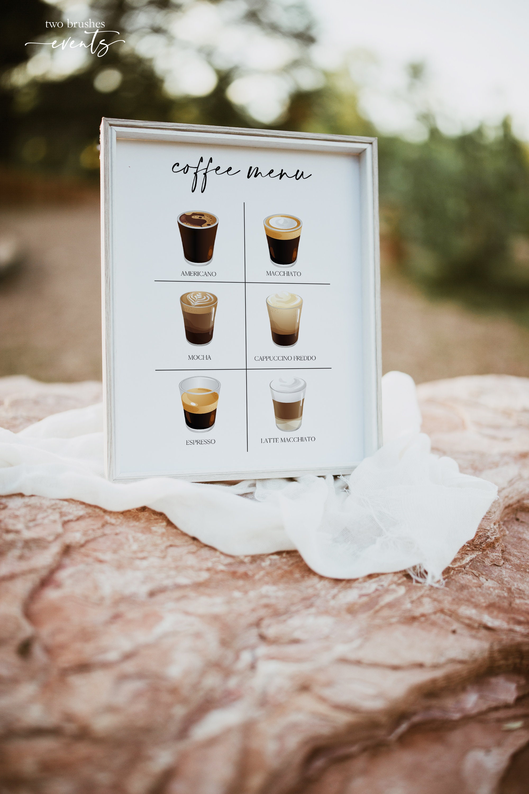 Coffee Menu Template Coffee Menu Sign Coffee Shop Menu - Etsy