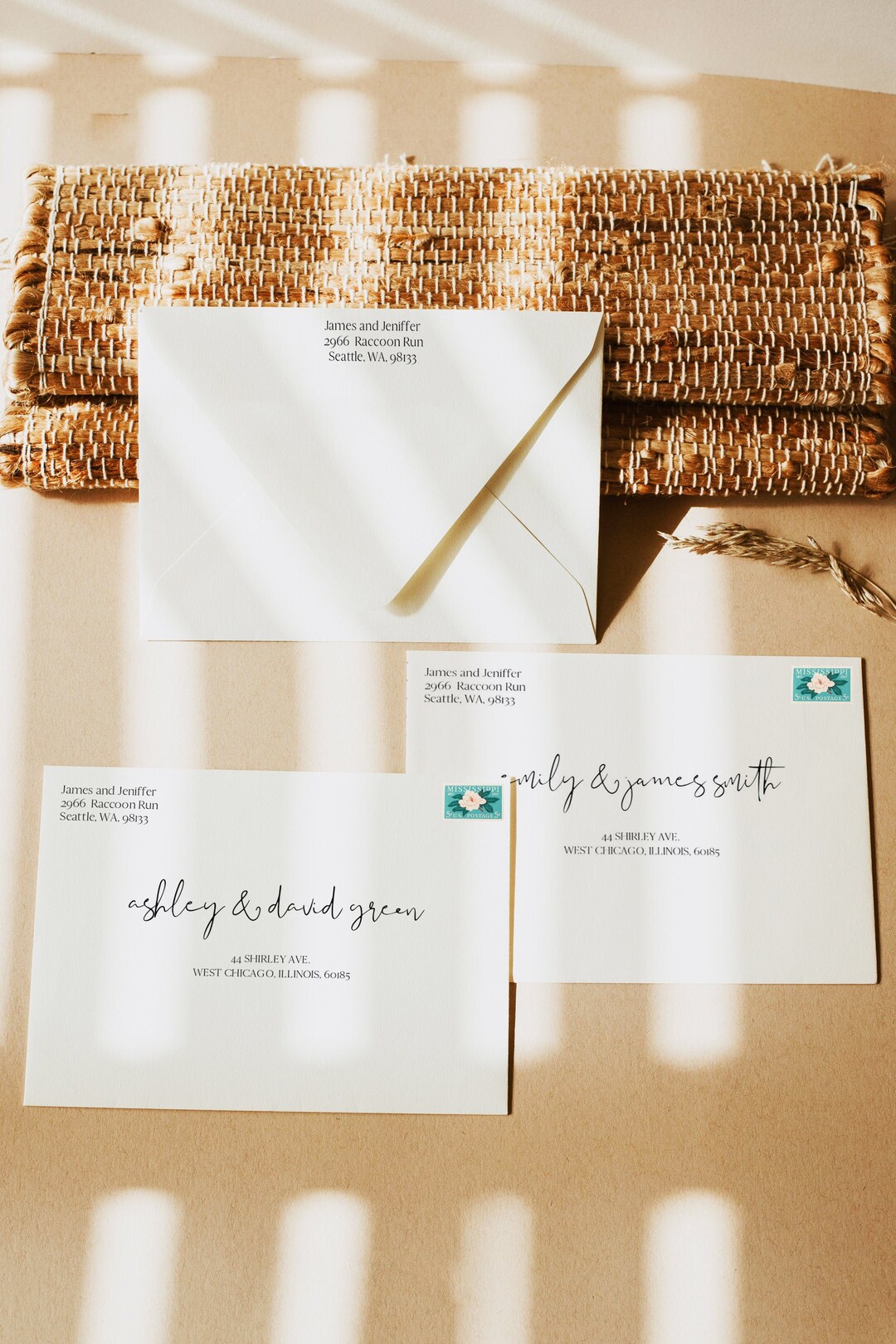 Printable Wedding Envelope Template, Wedding Envelope Address Template ...