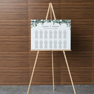 Seating Chart for Weeding, Editable Weeding Template, Find Your Place ...