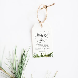 Wedding Gift Bag Tags, Wedding Favor Tags Printable, Ceremony Bag Tags ...