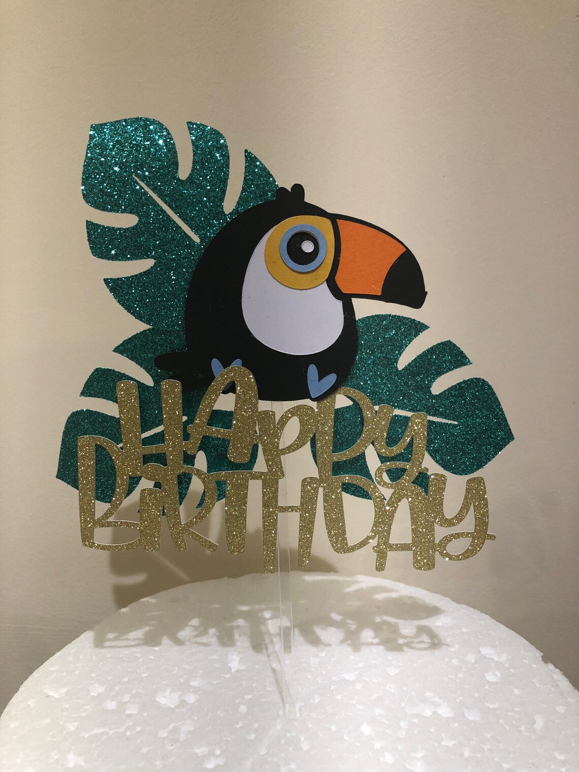 Toucan Tropical Theme Cake Topper - Etsy