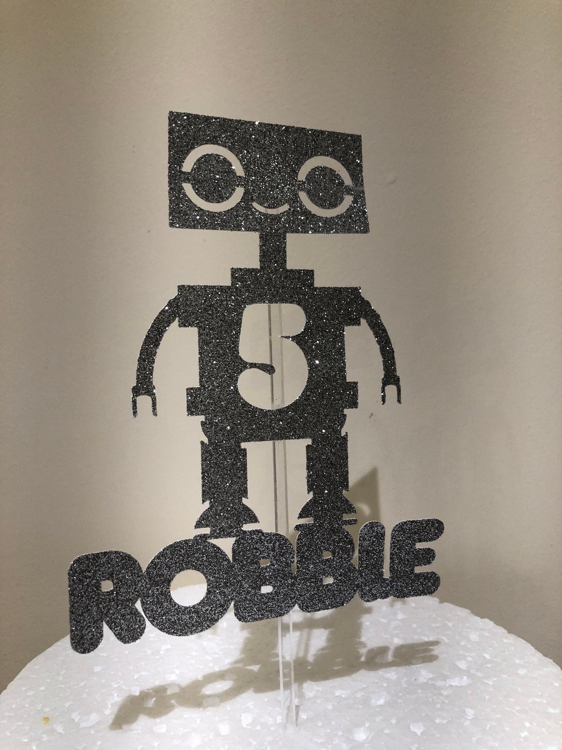 Robot Cake Topper design 2 Birthday Boys Celebration - Etsy