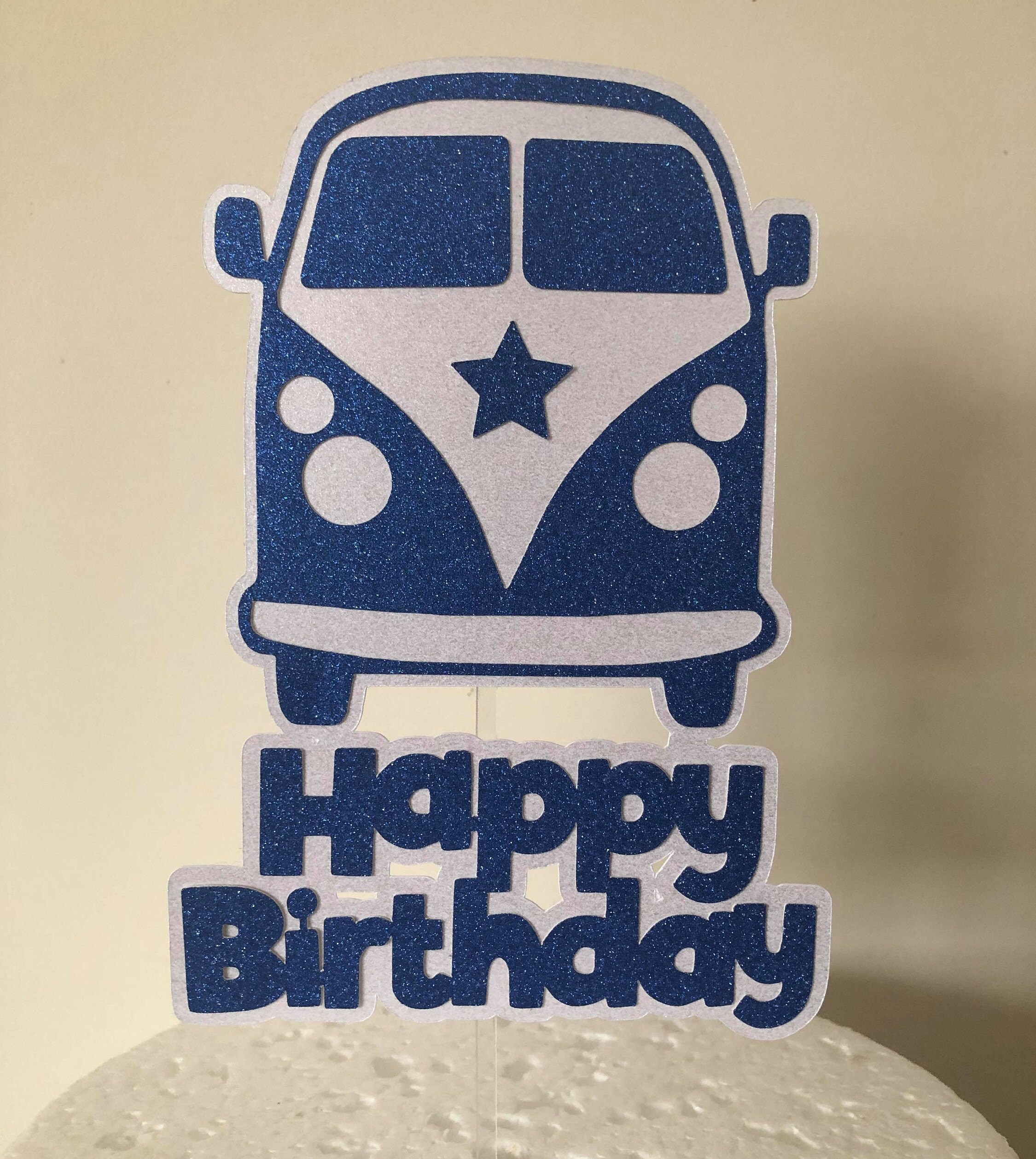 Camper Van Cake Topper Birthday Cake - Etsy UK