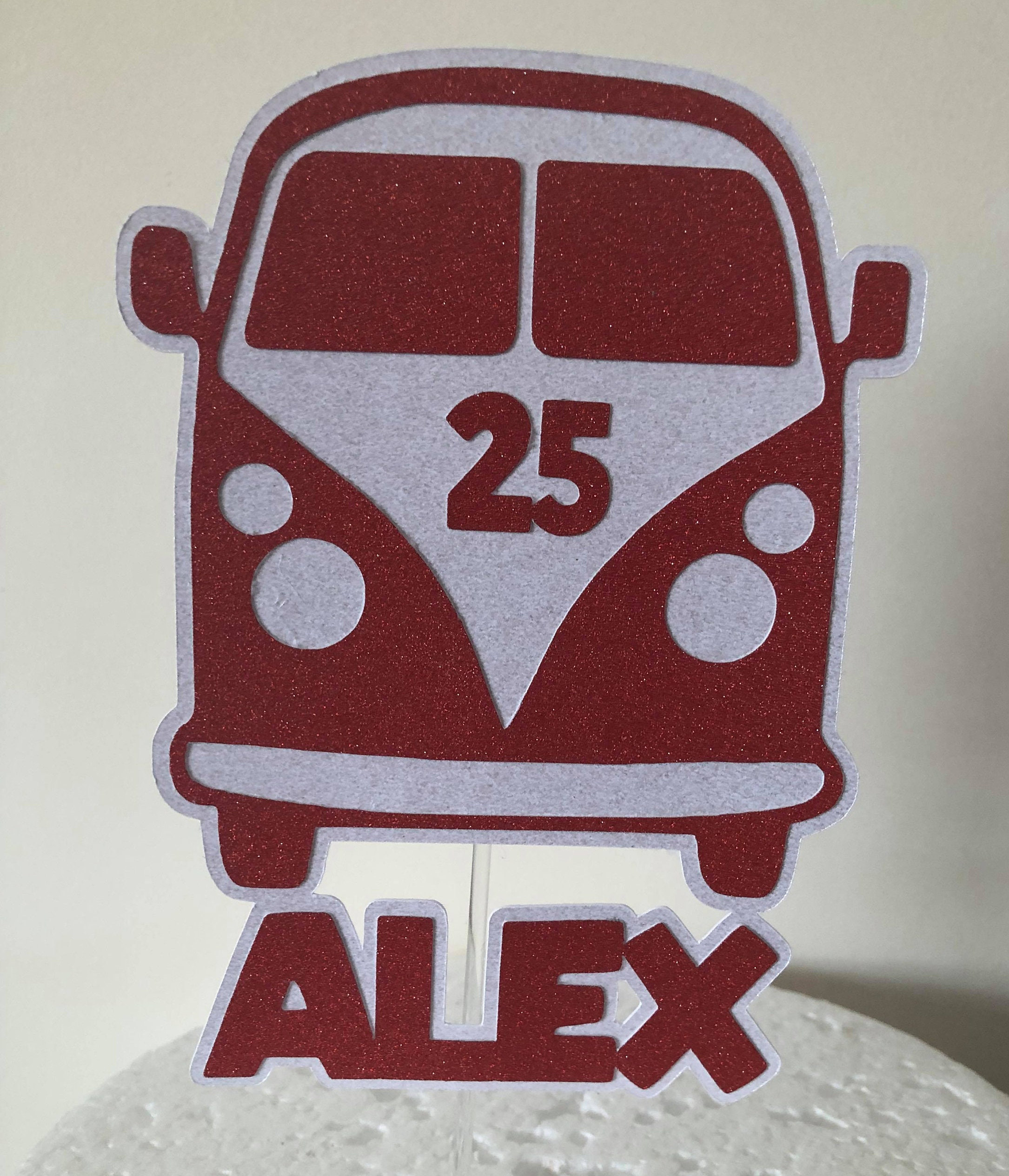 Camper Van Cake Topper Birthday Cake - Etsy UK