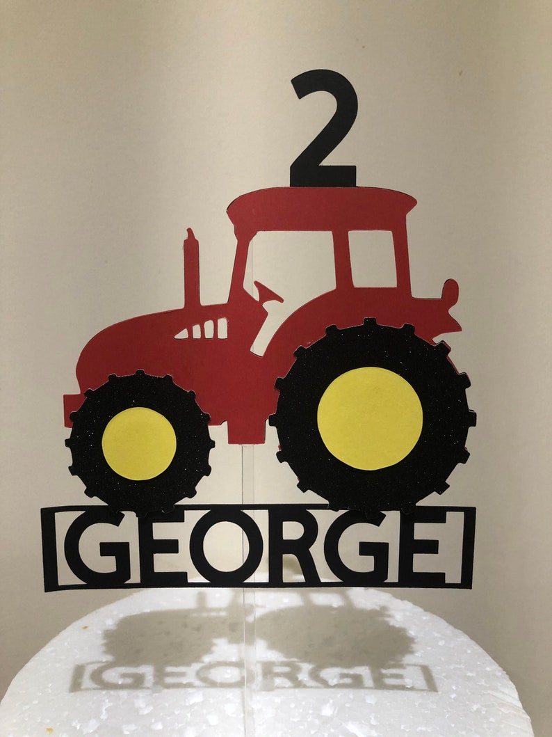 Tractor Cake Topper - Etsy