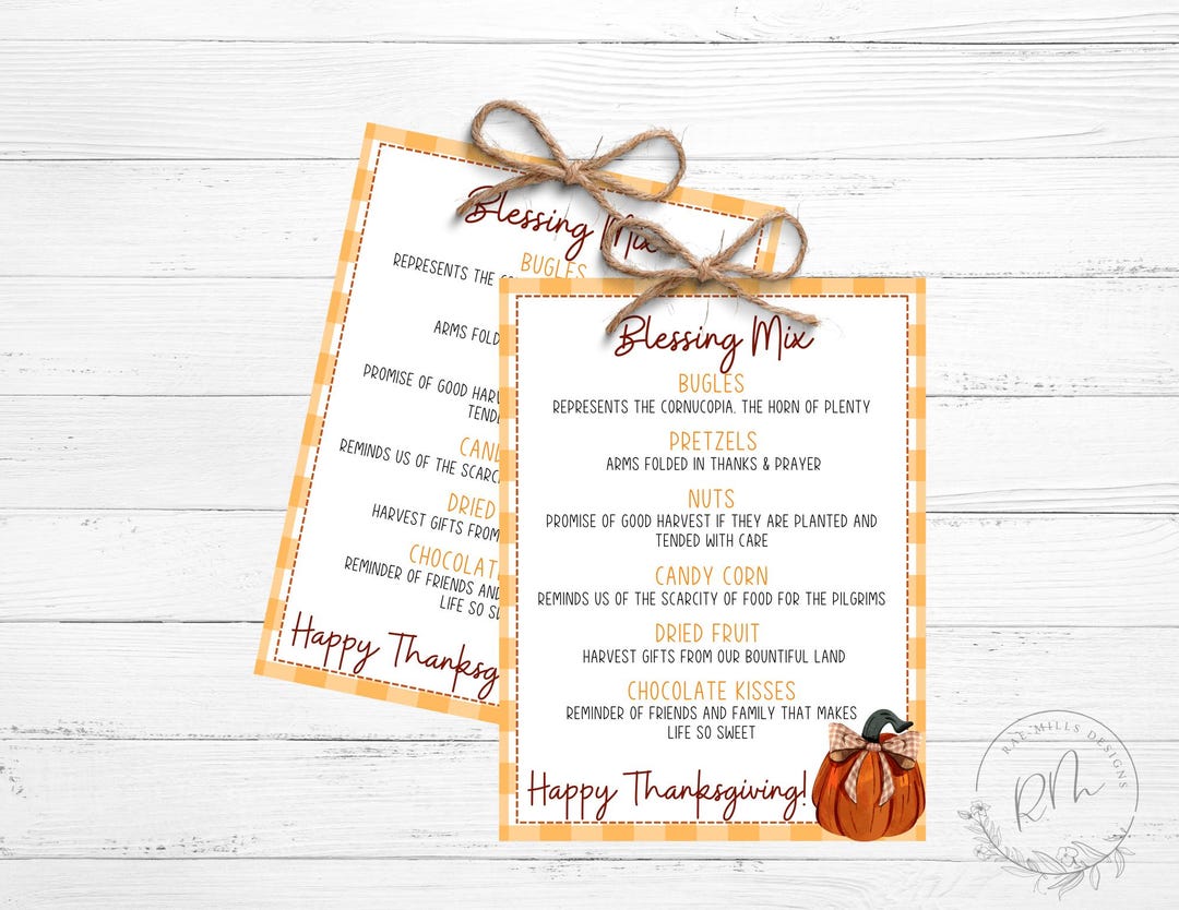 Blessing Mix Tags | Printable Christian Tags | Sunday School Treats ...