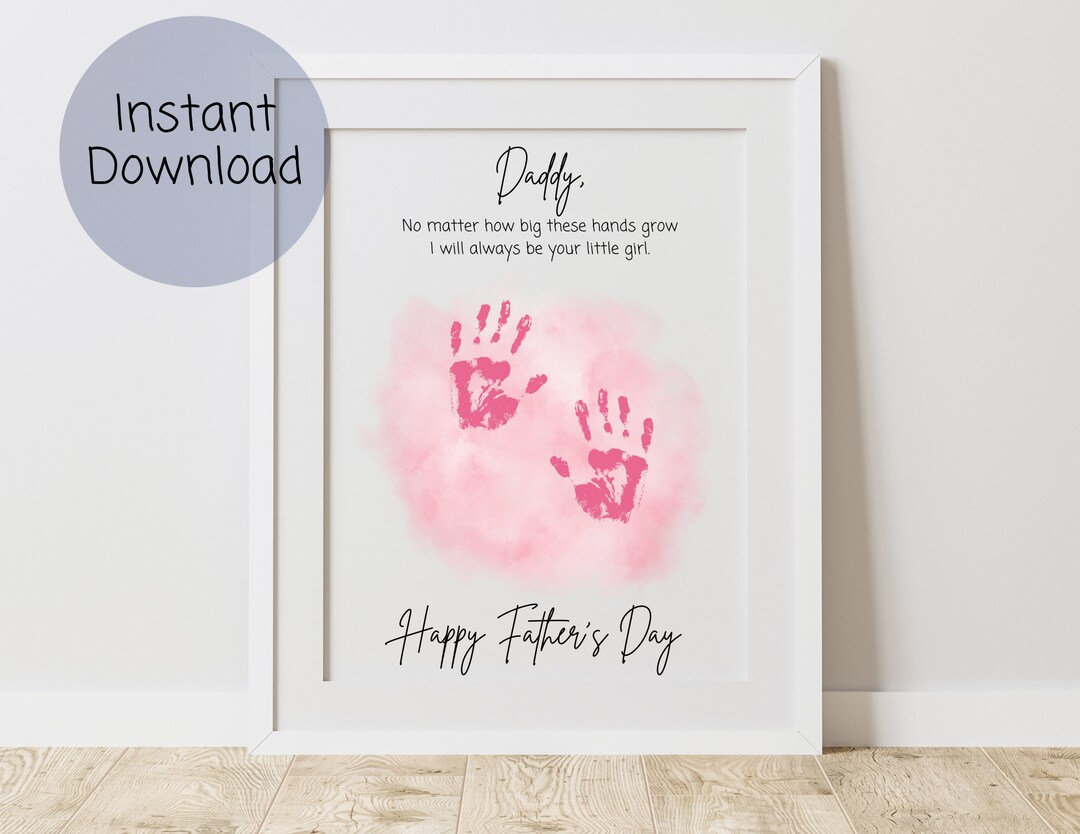 Printable Father's Day Keepsake Craft | Baby Toddler Keepsake ...