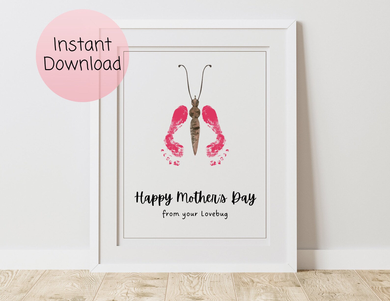 Printable Mother's Day Keepsake Craft | Baby Toddler Keepsake ...