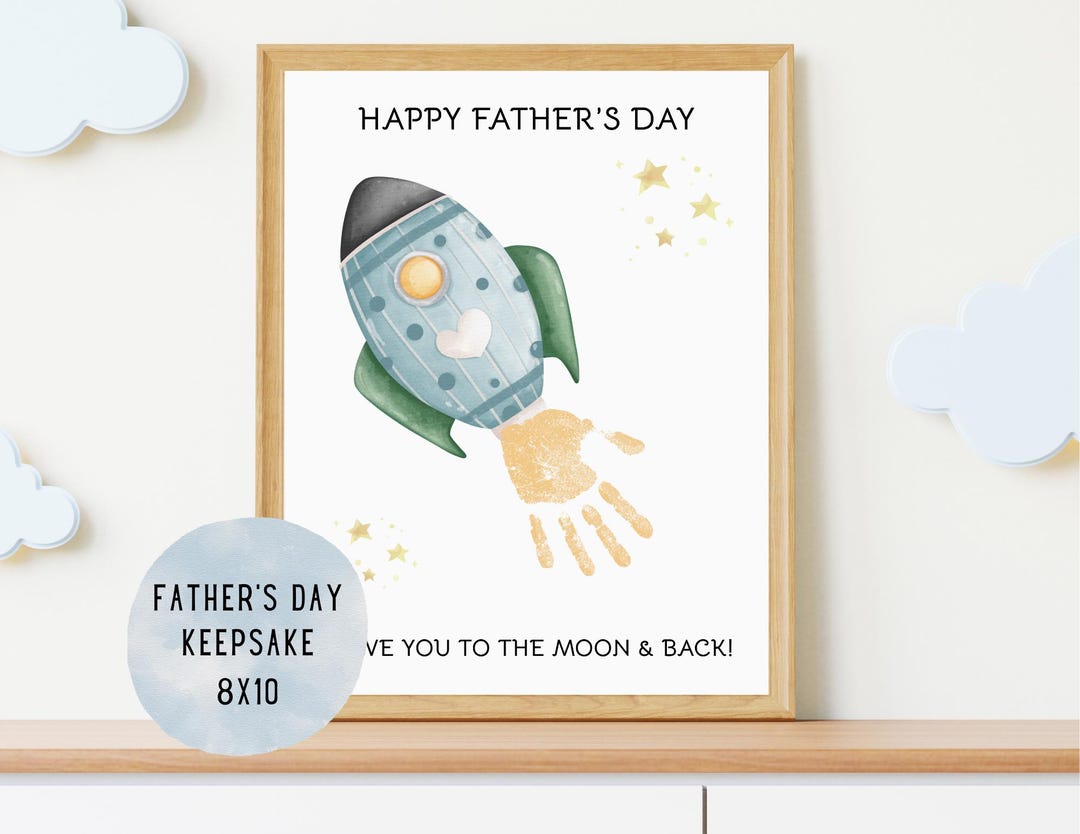 Printable Father's Day Keepsake Craft | Baby Toddler Keepsake ...