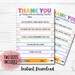 Printable Thank You Letter to Teachers | Teacher Appreciation | End of ...