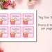 Printable Muffins With Mom Tags: Mother's Day Treat Bag (instant ...