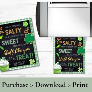 Salty Sweet Treat Staff Appreciation Sign | Teachers and Staff ...