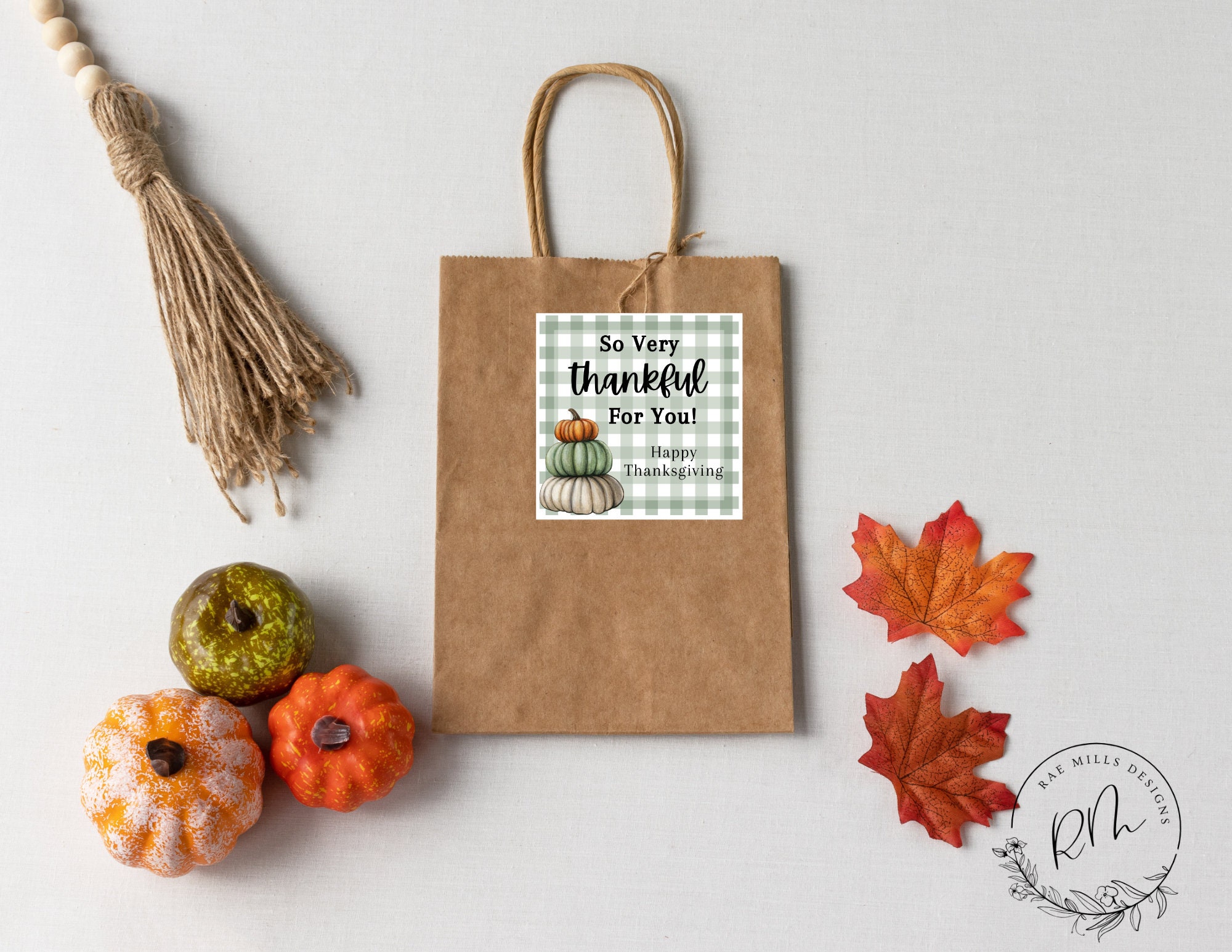 Printable Thanksgiving Gift Tags so Very Thankful for You - Etsy