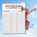 Cheer Team Snack Sign-up Sheet: Printable Game Day Schedule (PDF) - Etsy