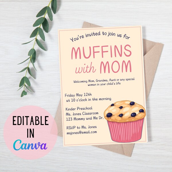 Muffins With Mom - Etsy