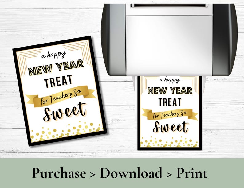 New Year Teacher Appreciation Sign Teachers and Staff Appreciation PTA ...