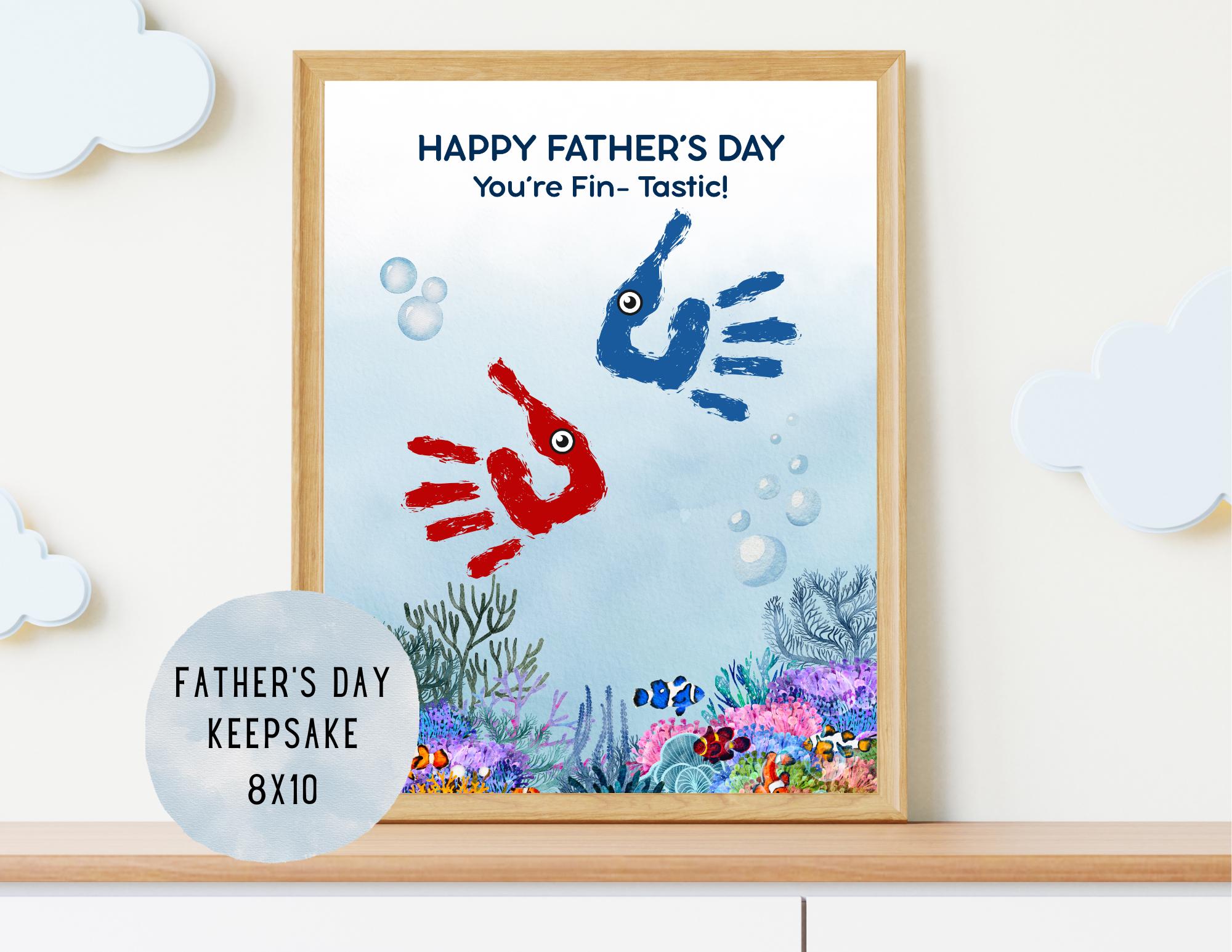 Printable Father's Day Keepsake Craft | Baby Toddler Keepsake ...