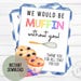 Printable Muffin Appreciation Sign: Teacher & Staff Thank You (PDF) - Etsy