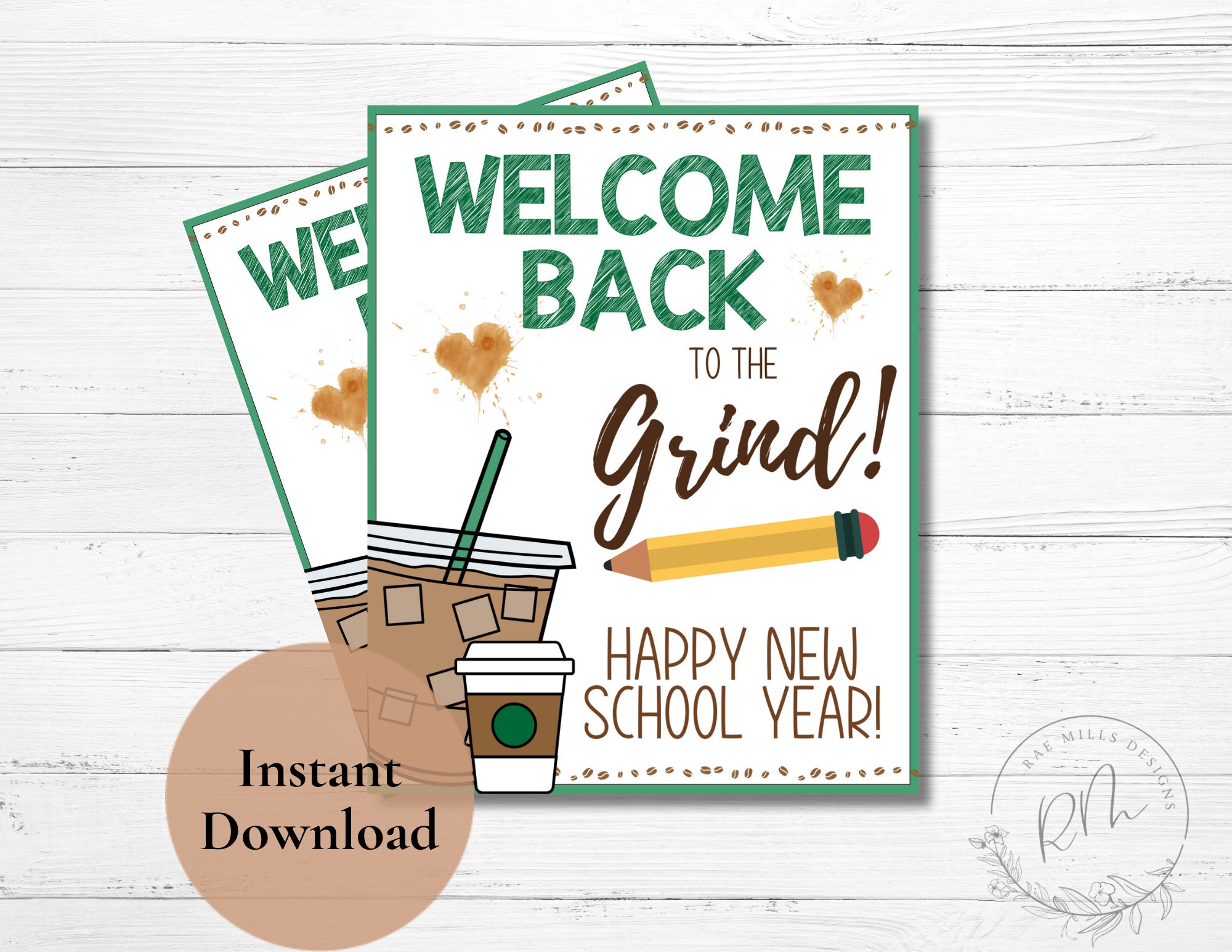 Printable Welcome Back Teacher's Sign | Teachers and Staff Appreciation ...