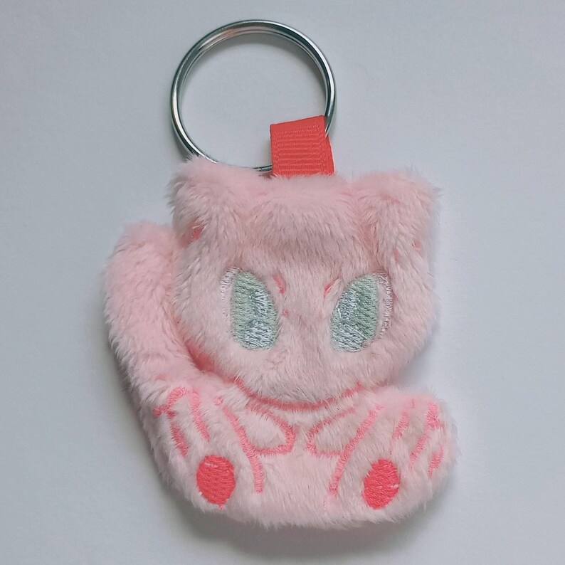 Mew Pokémon Plush Keychain - Etsy