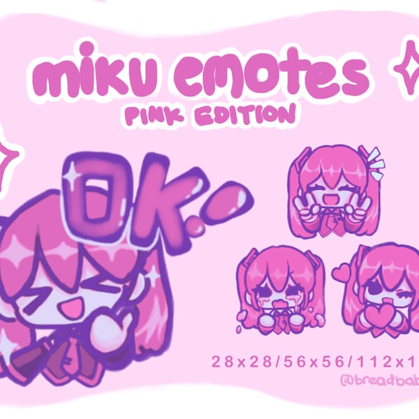 Hatsune Miku Discord Stickers - Etsy